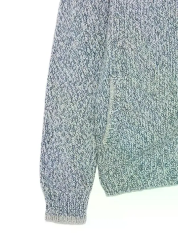 Fedeli Long-sleeve Zip-fastening Cardigan