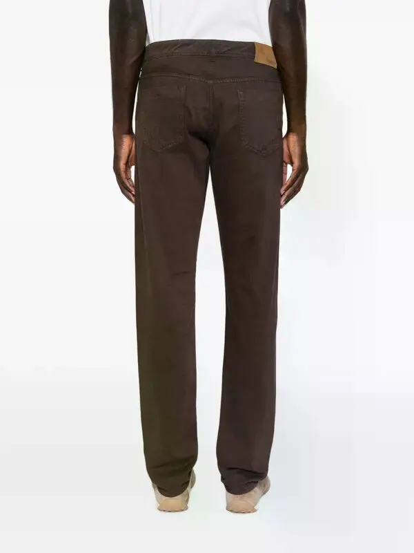 Incotex Logo-patch Belt-loop Trousers