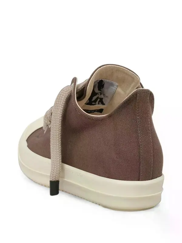 Rick Owens Canvas Lace-up Sneakers - Grey