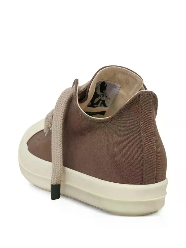 Rick Owens Canvas Lace-up Sneakers - Grey