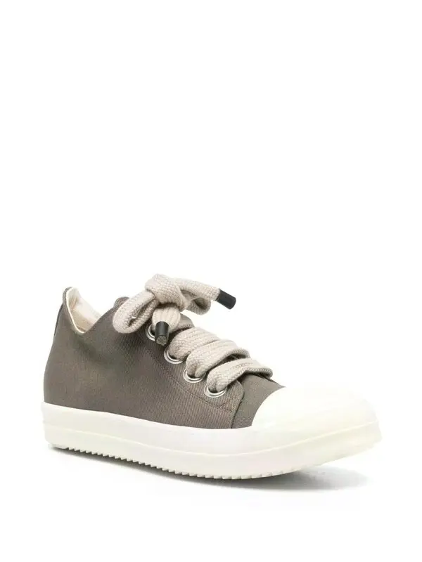 Rick Owens Canvas Lace-up Sneakers - Grey