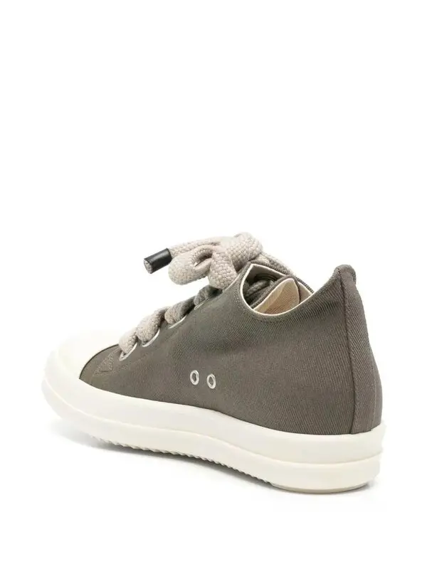 Rick Owens Canvas Lace-up Sneakers - Grey