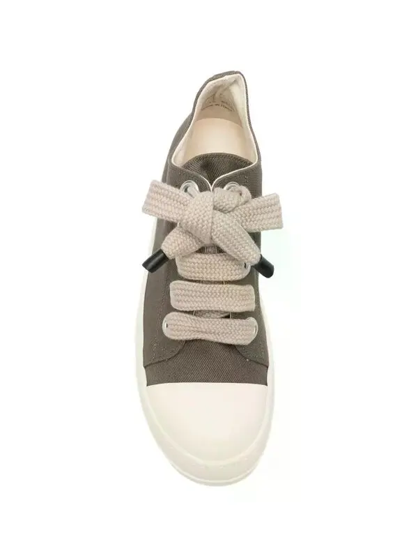 Rick Owens Canvas Lace-up Sneakers - Grey