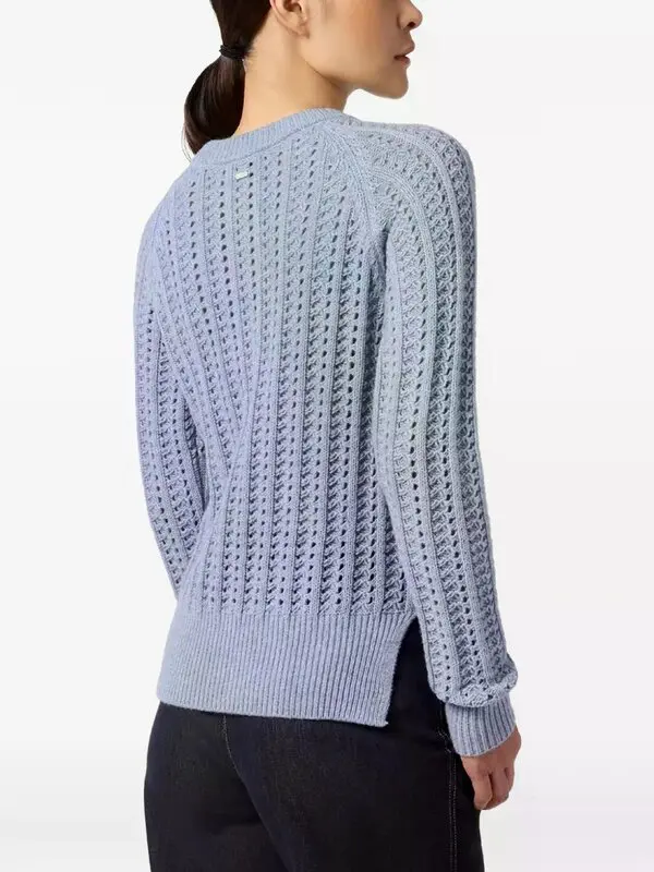 Paul & Shark Piuma Pointelle-knit Sweater