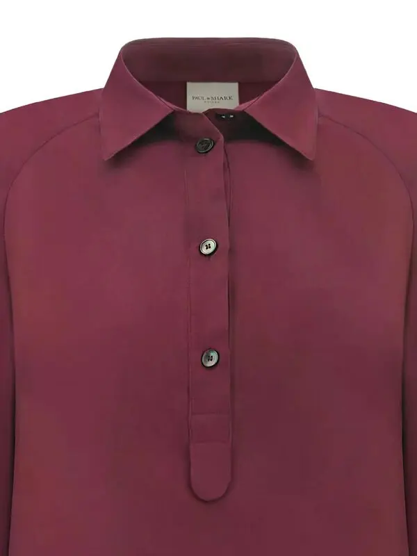 Paul & Shark Raglan-sleeve Silk Blouse