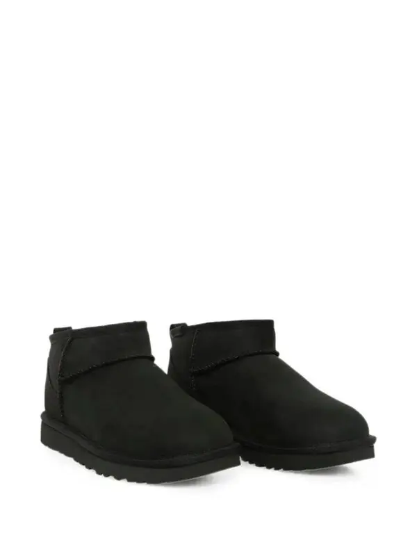 UGG Classic Ultra Mini Nubuck Boots - Black