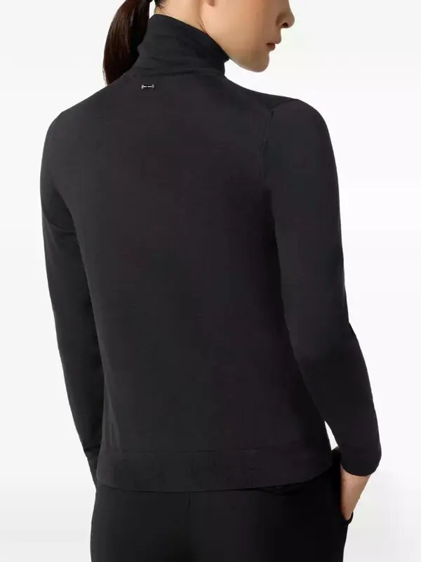 Paul & Shark Virgin Merino Wool Turtleneck Knitted T-shirt