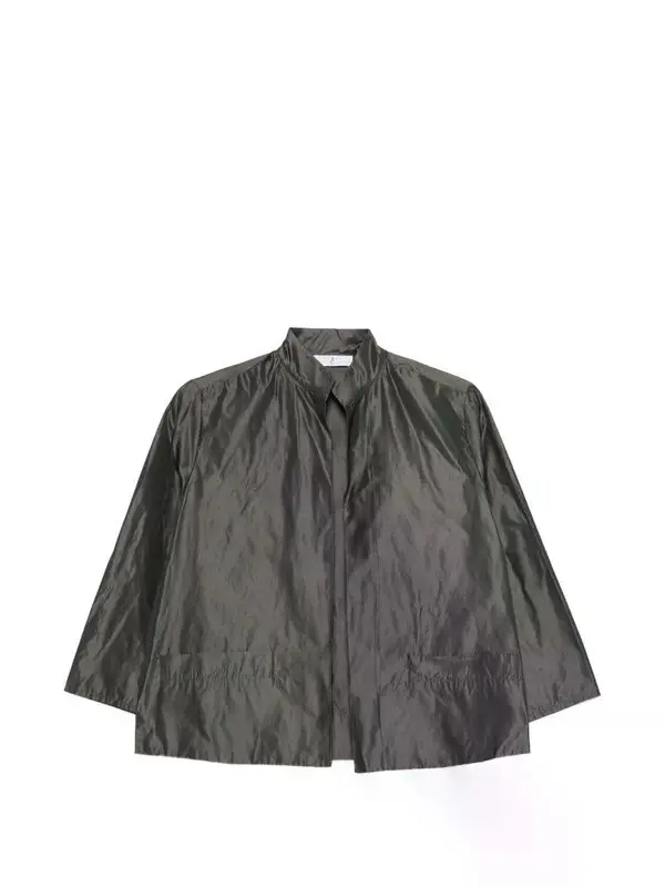 WHYCI High-neck Three-quarter-sleeve Jacket
