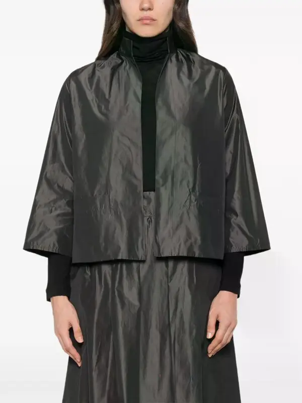 WHYCI High-neck Three-quarter-sleeve Jacket