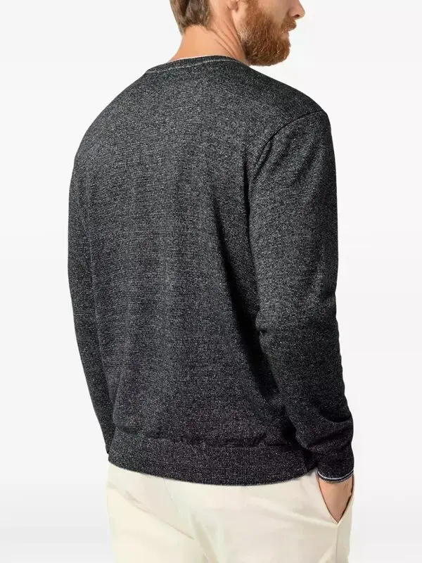 Paul & Shark Fil-à-fil Double-collar Sweater