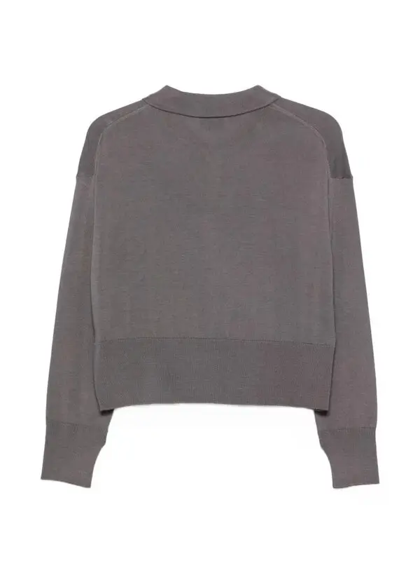 DANIELE FIESOLI Merino-wool Polo Top - Grey