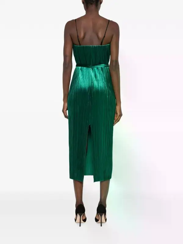 FORTE_FORTE Pleated Midi Dress