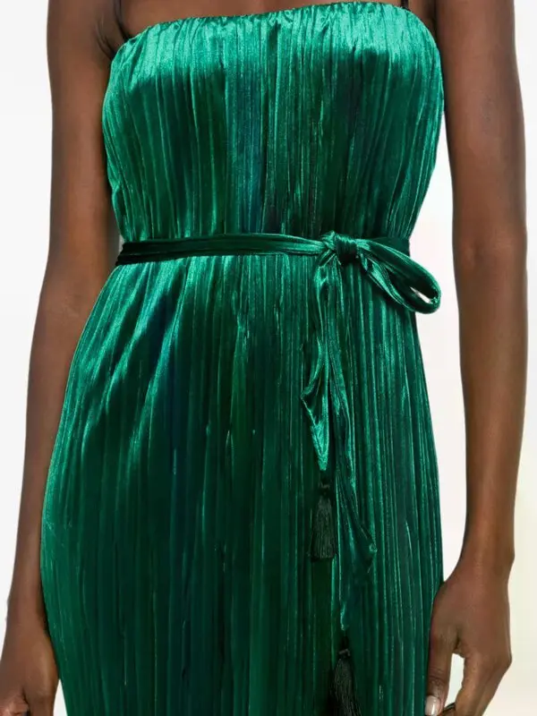 FORTE_FORTE Pleated Midi Dress