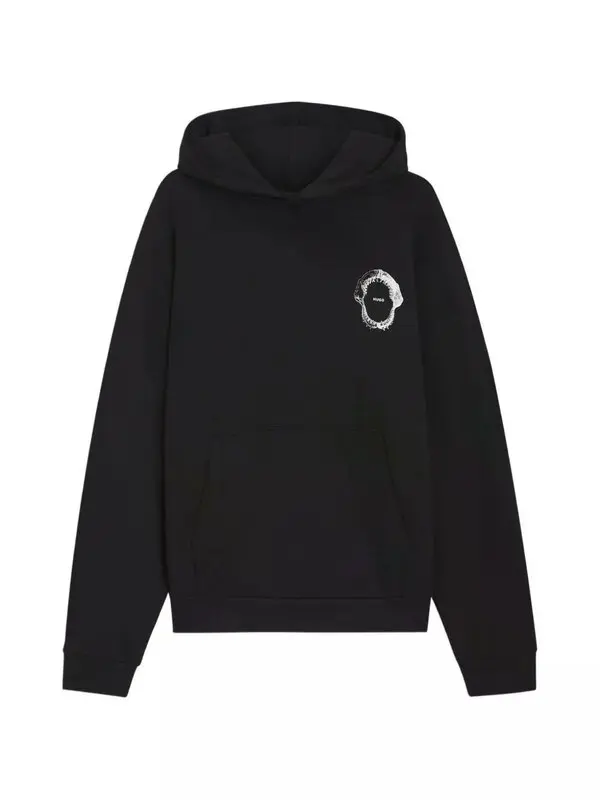 Hugo Noutilex Marine-print Hoodie