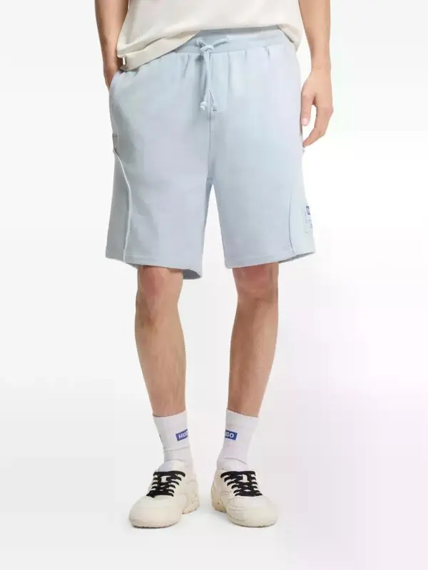 BOSS Logo-patch Drawstring Shorts
