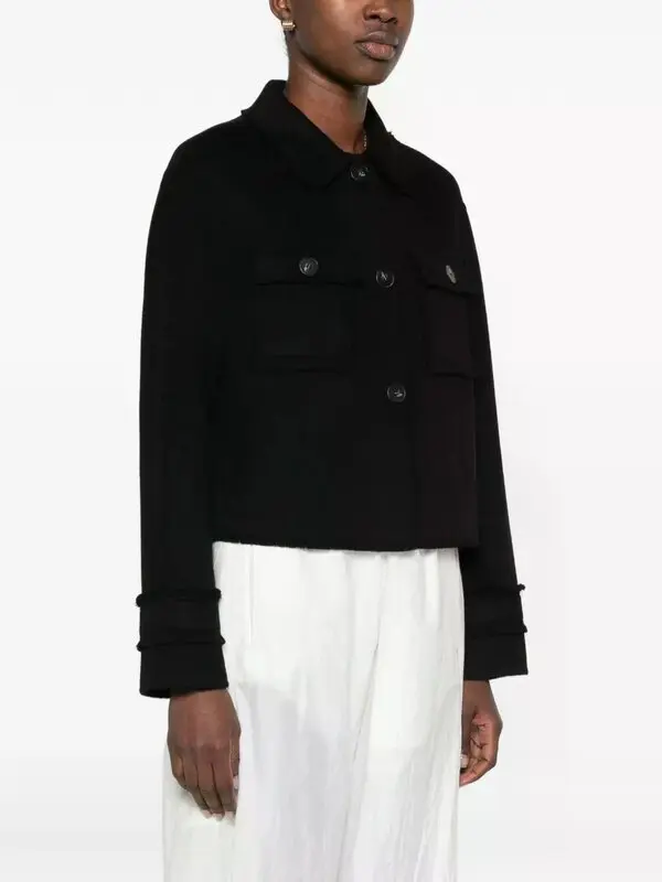 LOU ANDREA Button-up Cropped Jacket