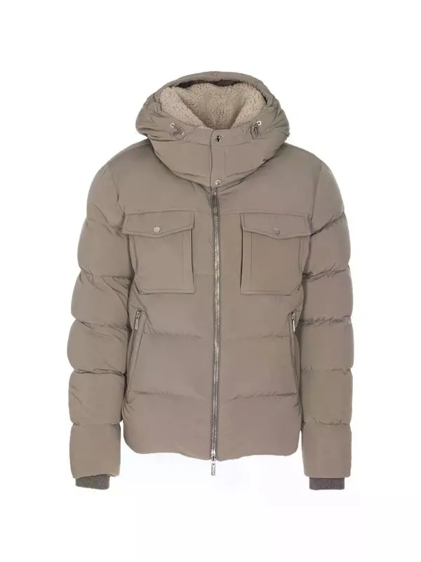 MOORER Alarick-kn Quilted Hooded Jacket