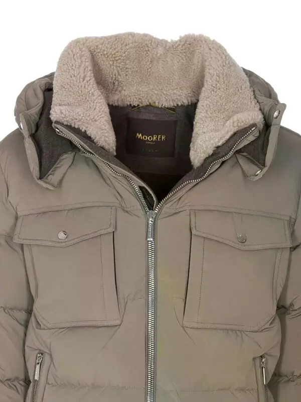 MOORER Alarick-kn Quilted Hooded Jacket