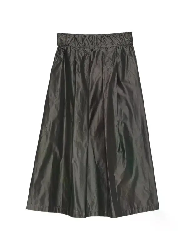 WHYCI A-line Pleated Midi Skirt