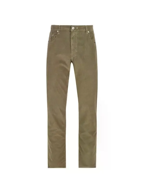 TRAMAROSSA Michelangelo Corduroy Slim-fit Trousers - Green