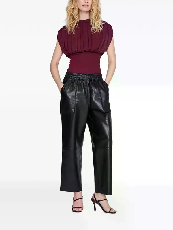 ANINE BING Iva Sandals Smooth