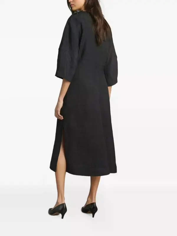 Soeur Janice Three-quarter Sleeve Midi Dress