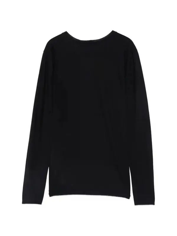 PRIVATE 0204 Fine Knit Long-sleeve Top