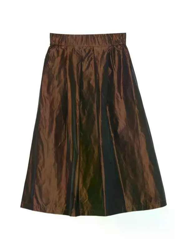 WHYCI Elasticated-waistband Midi Skirt