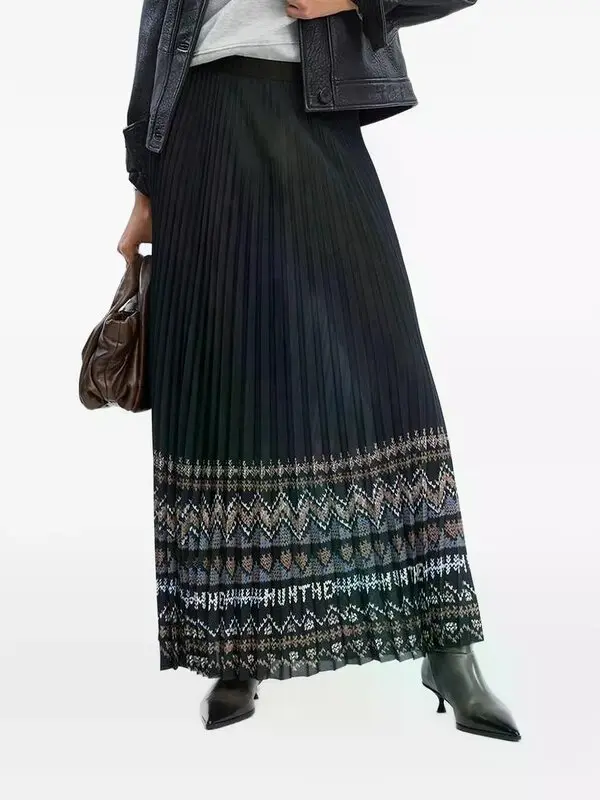 Munthe Taulla Pleated Long Skirt