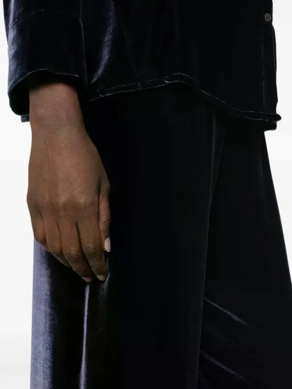 WHYCI Velvet Elasticated Pyjama Trousers