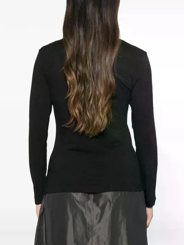WHYCI Roll-neck Long-sleeve T-shirt
