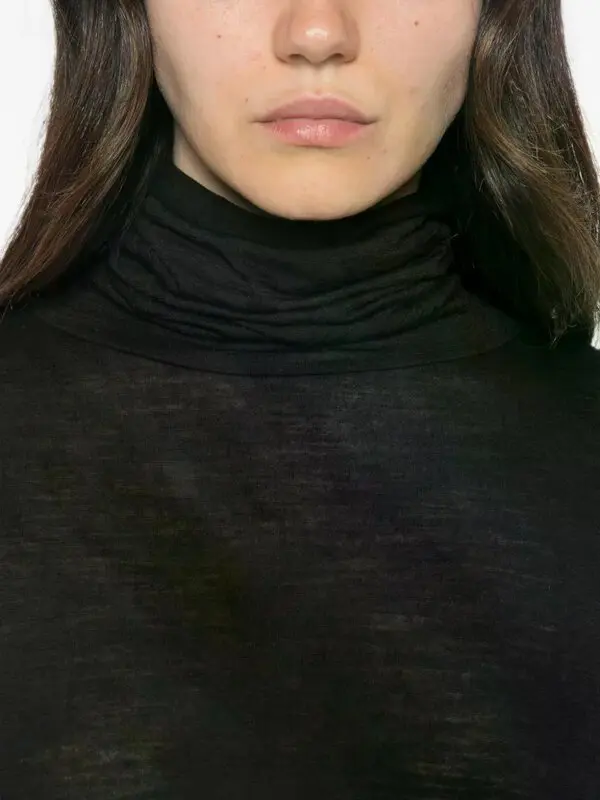 WHYCI Roll-neck Long-sleeve T-shirt