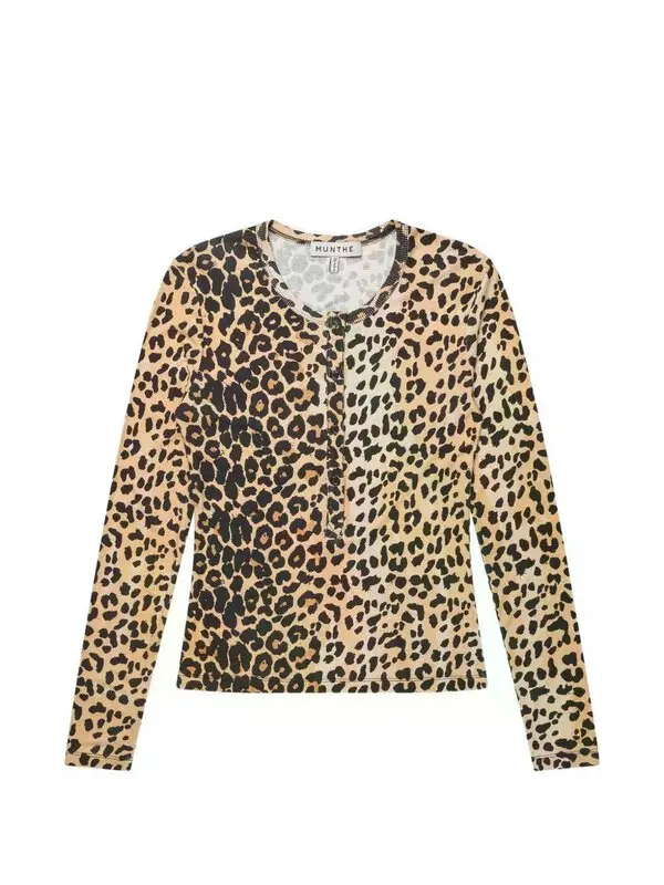 Munthe Leopard-print Buttoned Top