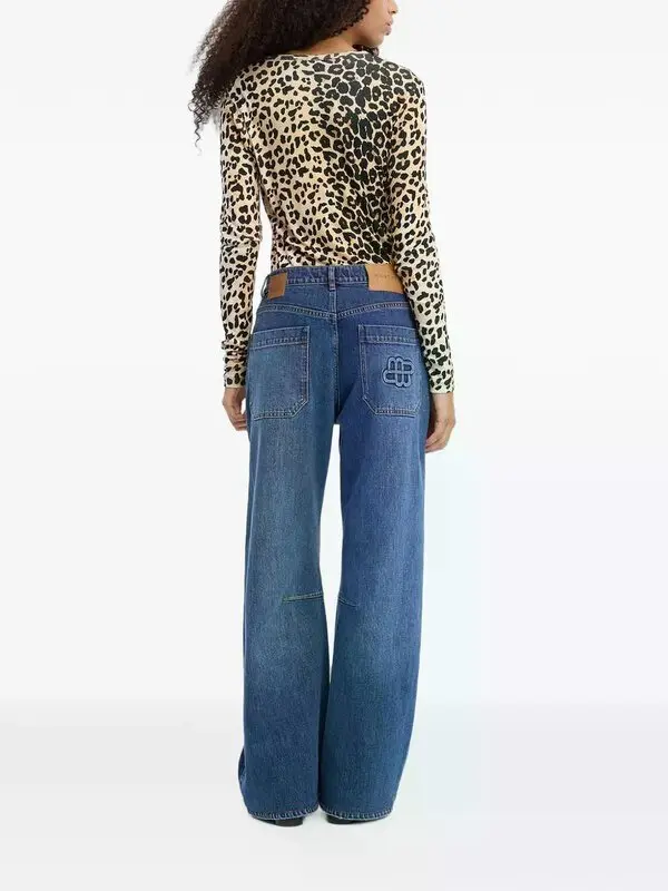 Munthe Leopard-print Buttoned Top