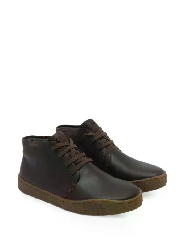 Camper Peu Terreno Lace-up Leather High-top Sneakers