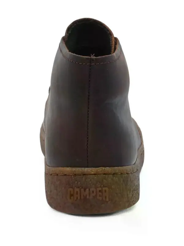 Camper Peu Terreno Lace-up Leather High-top Sneakers