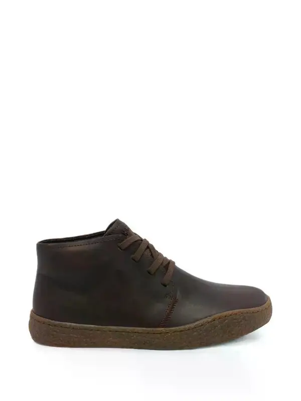 Camper Peu Terreno Leather High-top Sneakers - Brown