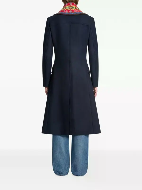 Dries Van Noten Fitted Wool Coat