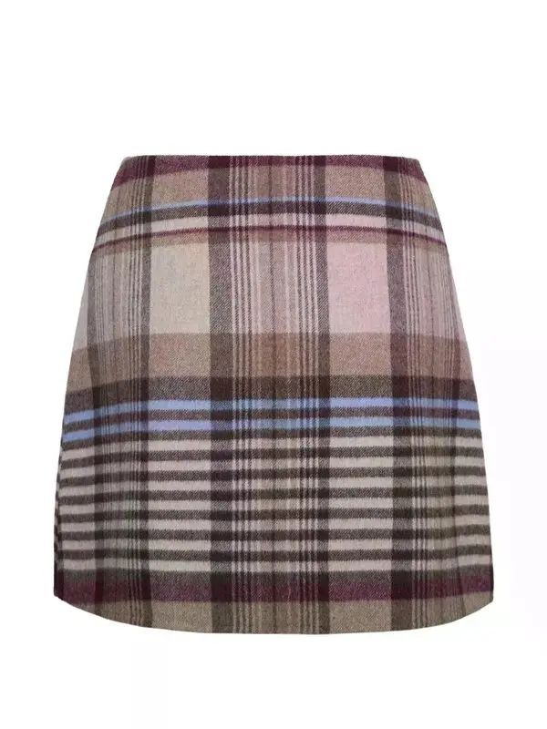 Cara Cara Kitty Plaid Mini Skirt