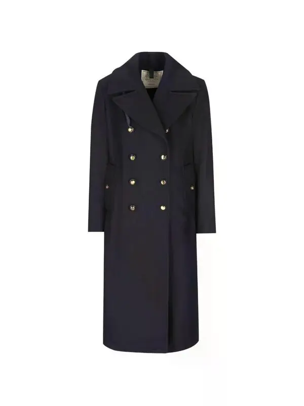 CAMPLIN Double-breasted Notched-lapel Coat