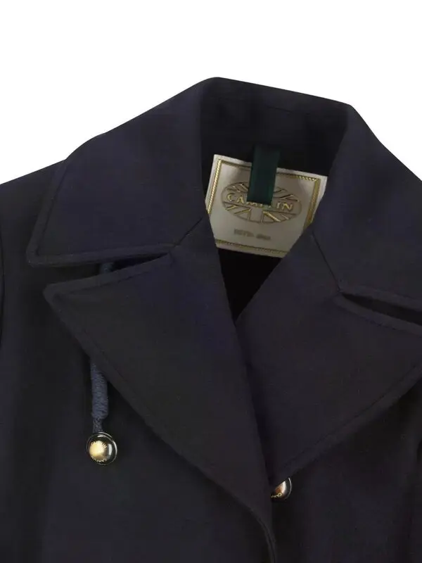 CAMPLIN Double-breasted Notched-lapel Coat