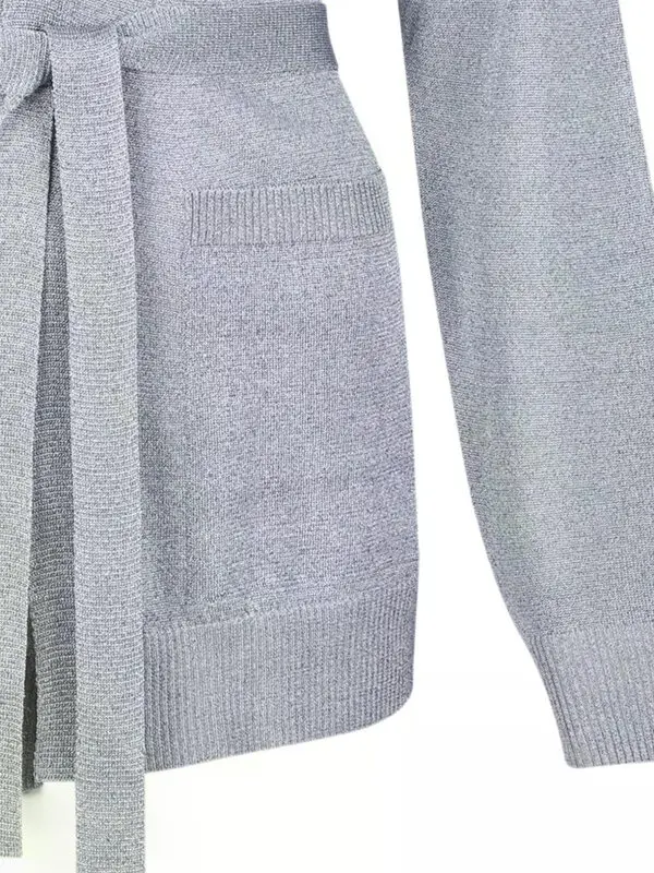 Missoni Belted Metallic-effect Cardigan