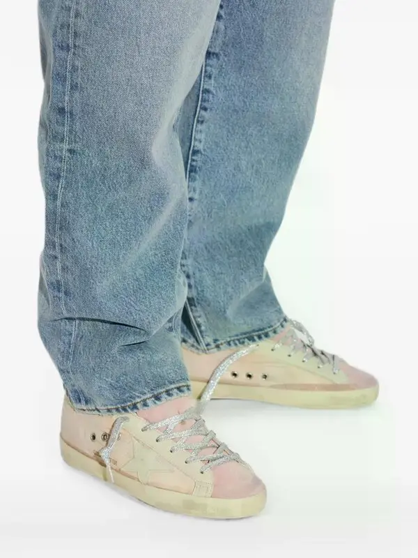 GOLDEN GOOSE Super-star Distressed Sneakers