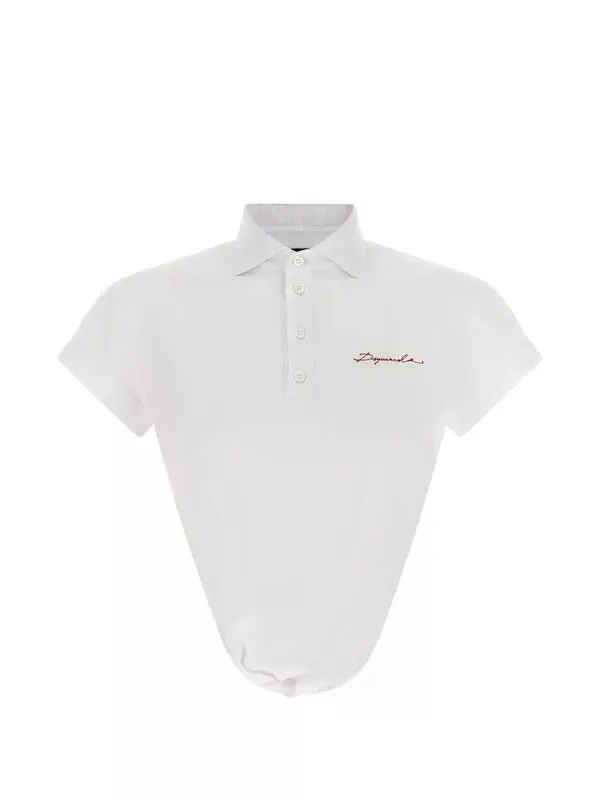 Dsquared2 Logo-embroidered Polo Shirt