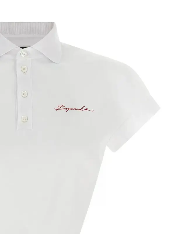 Dsquared2 Logo-embroidered Polo Shirt