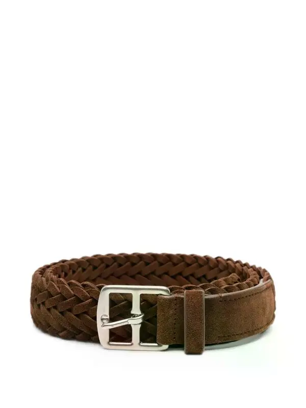 Officine Creative Braided Suede Belt