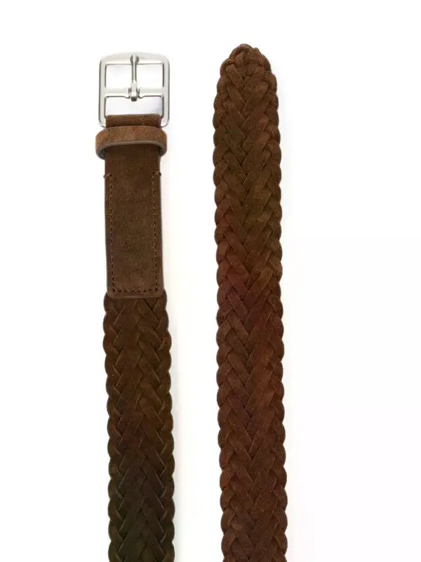 Officine Creative Braided Suede Belt