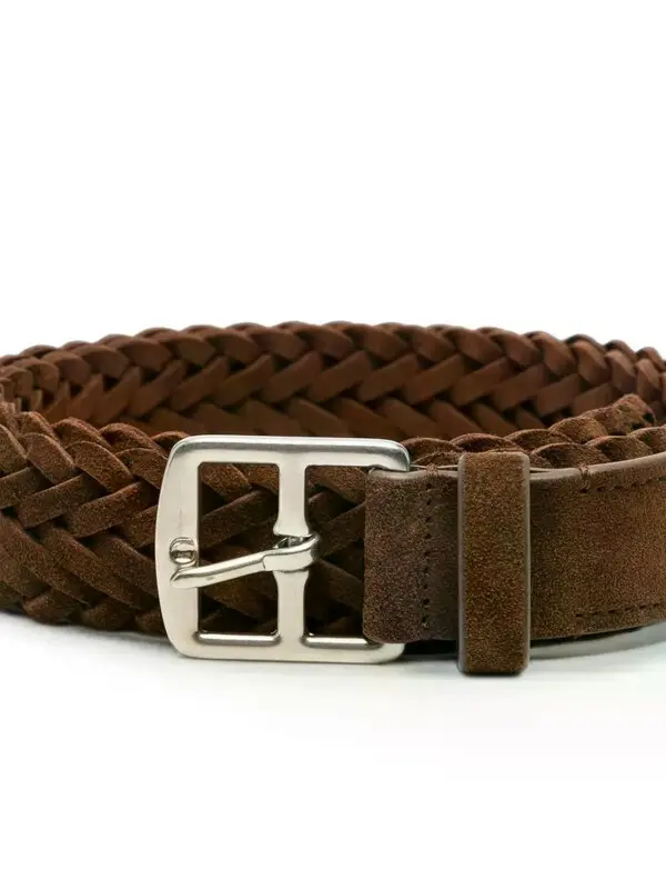 Officine Creative Braided Suede Belt