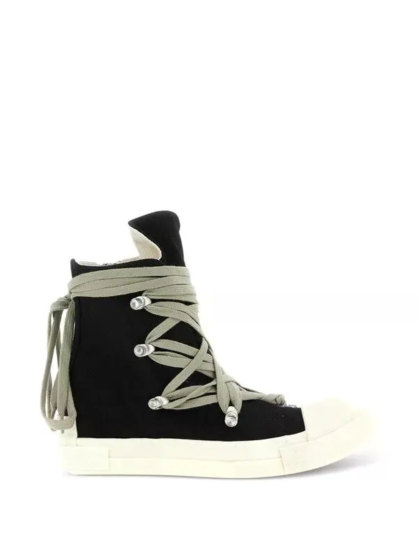 Rick Owens Megalace Sneakers - Black