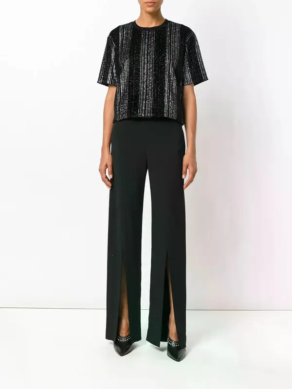 Saint Laurent Metallic Striped T-shirt